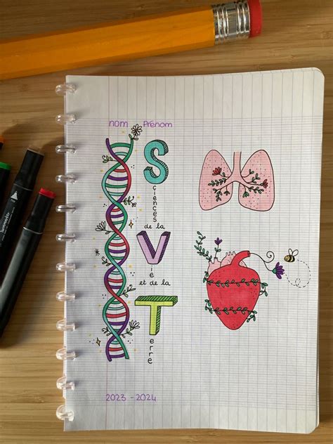 Page De Garde Svt Sciences De La Vie Et De La Terre Artofit