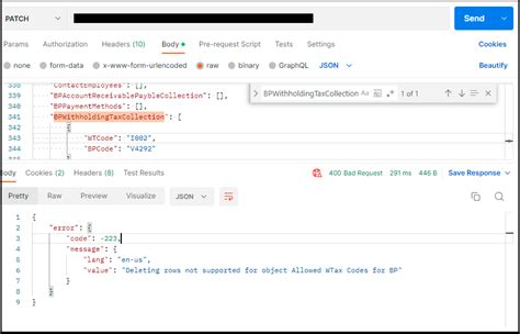 solved sap b1 service layer deleting rows not supporte sap