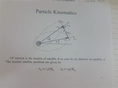 Particle Kinematics Using The Transport Theorem In Chegg