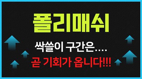 폴리매쉬 싹쓸이 구간 기회는 곧 옵니다 Youtube