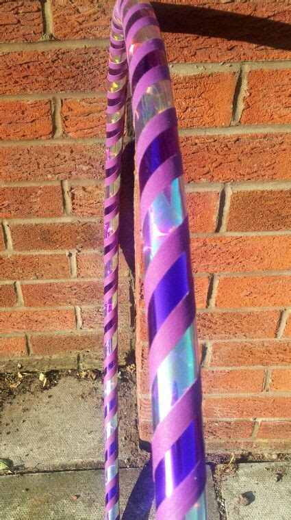Fire Opal And Purple Beginner Hoop With Purple Gaffer Tapes Hula Hoop