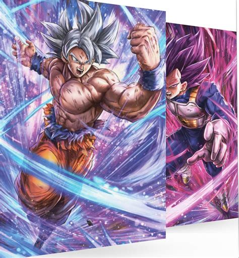 Dragon Ball Z 2 In 1 Ultra Instinct Goku Ultra Ego Vegeta 3d