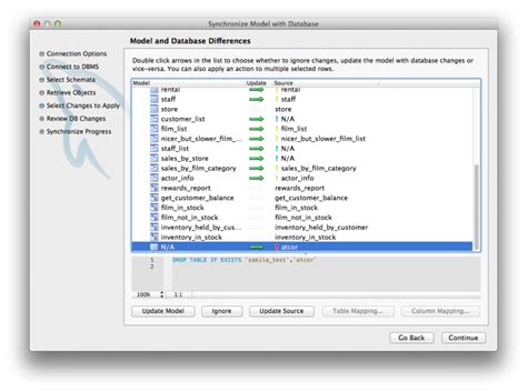 Mysql Mysql Workbench 60 Model Synchronization Improvements