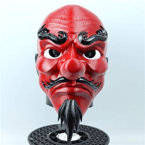 Tengu Japanese Full Face Mask Folclore De Japón Mascara Tengu