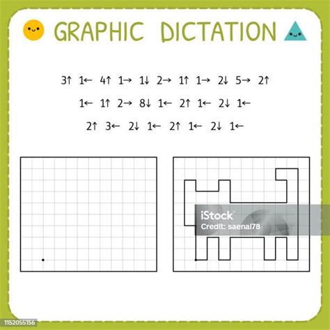 그래픽 받아쓰기 고양이 아이 들을 위한 유치원 교육 게임 운동 능력을 연습을 위한 유치원 워크 시트 어린이를 위한 작업 페이지 0명에 대한 스톡 벡터 아트 및 기타 이미지