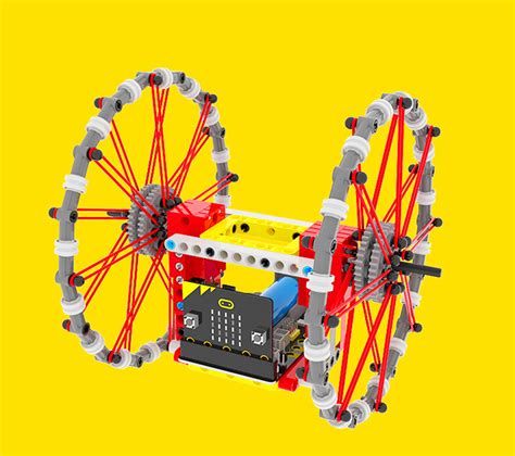 yahboom diy steam micro bit self balancing block building smart rc