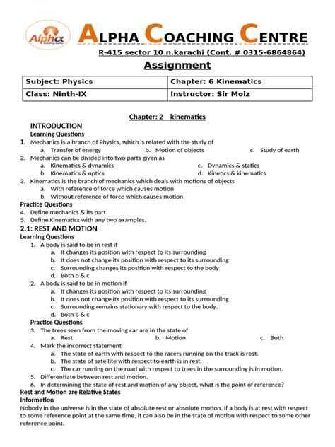 Assigment Chapter 2 Pdf