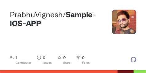 GitHub PrabhuVignesh Sample IOS APP