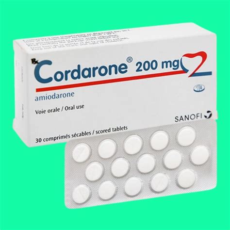 Cordarone Công Dụng Liều Dùng Lưu ý Tác Dụng Phụ Và Giá