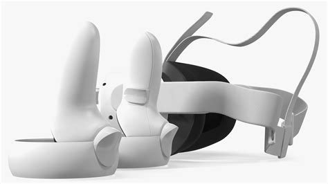 Oculus Quest 2 All In One Gaming Headset With Controllers 3d Model 69 3ds Blend C4d Fbx