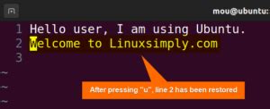 Vim In Linux LinuxSimply