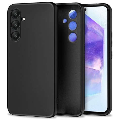Case Samsung Galaxy A55 5g Tech Protect Icon Black Cases And Covers Types Of Cases Back
