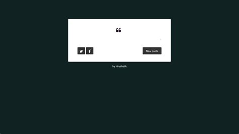 Freecodecamp Random Quote Machine