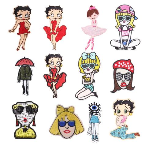 Сексуальная девушка мальчик Патч наклейка Железная на одежду Diy прохладная теплопередача