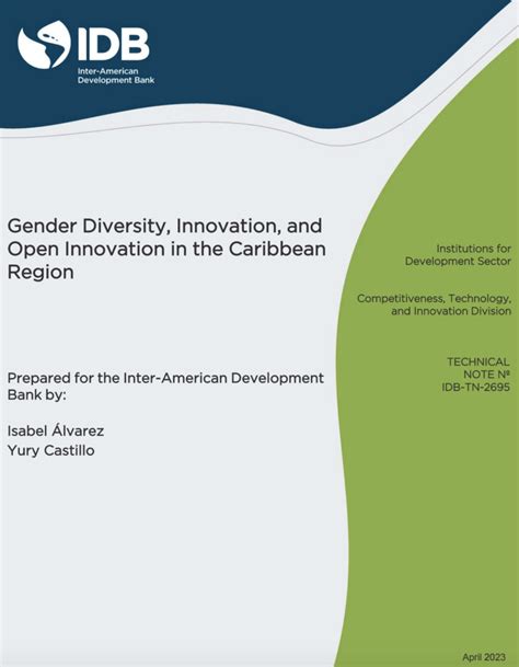 Gender Diversity Innovation Open Innovation In The Caribbean Region Compete Caribbean