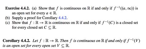 Solved Show That F Is Continuous On R If And Only If Chegg