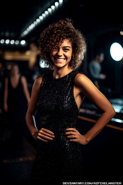 Cute Smiling Curly Haired Pinup Babe By Aipixelmaster On Deviantart