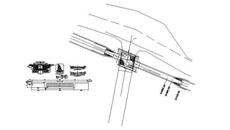 Bridge Constructive Structure With Beam Cad Drawing Details Dwg File