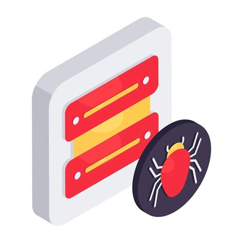 an icon design of server bug 41312275 vector art at vecteezy