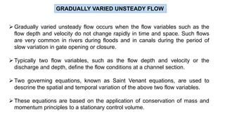 UNIT Unsteady Flow Pptx