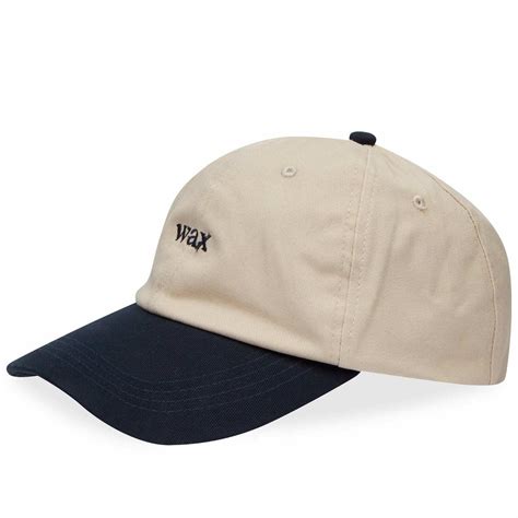 Wax London Mens Sports Cap In Stonenavy Wax London
