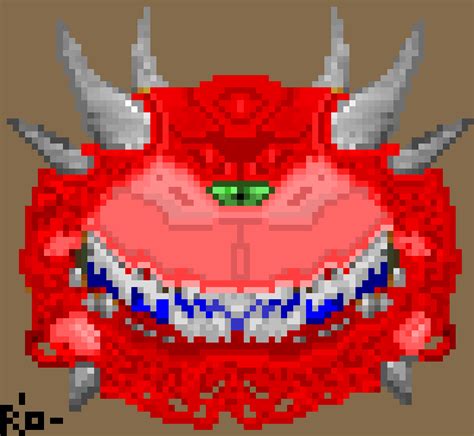 Finished Cacodemon R Pixelart