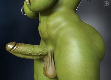 Rule 34 3d Dickgirl Futanari Large Penis Nipple Piercing Orc Orc Futanari Star Periphery