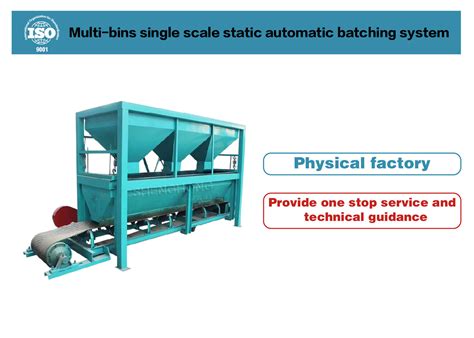 PLC Fully Automatic Batching System Stainless Steel T H