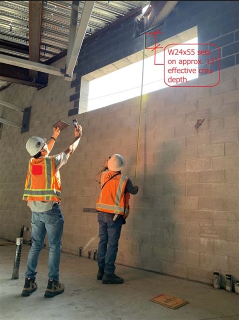 Ben Liao On Linkedin During A Routine Job Walk Field Staff Noticed The W24x55 Sets On Cmu Wall