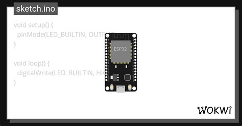 LED BUILTIN Wokwi ESP STM Arduino Simulator