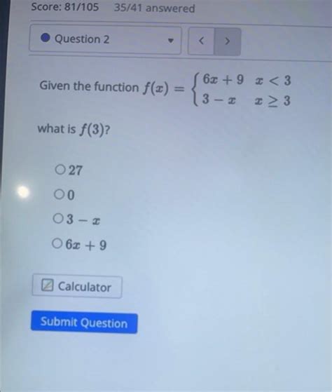 Solved Given The Function F X 6x 93xx