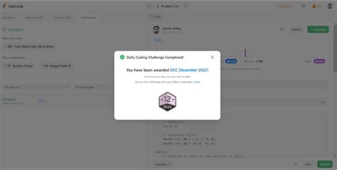 Sourav Dubey On Linkedin Leetcode Consistency