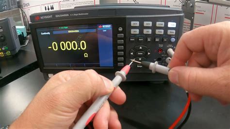Making Continuity Measurements On The Keysight 34450a Youtube