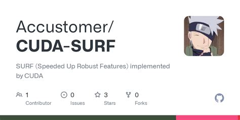 GitHub Accustomer CUDA SURF SURF Speeded Up Robust Features Implemented By CUDA