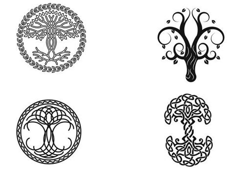 Tree Vector DXF File For CNC PLASMA LASER ROUTER Cut Tree Of Life FreeVector