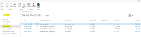 Dynamics 365 Sales Invoice Template At Anthony Monroy Blog