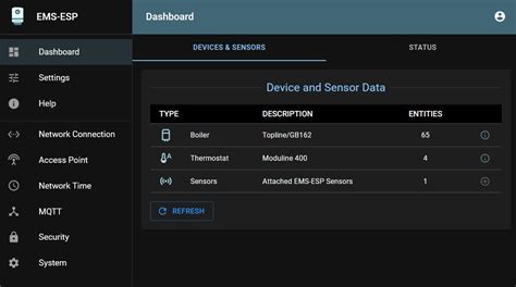 Overview Of All Web Interface Settings Ems Esp V2 — Ems Gateway