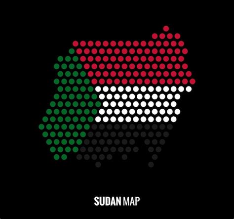 Premium Vector Sudan Flag And Map Combination Vector Stock