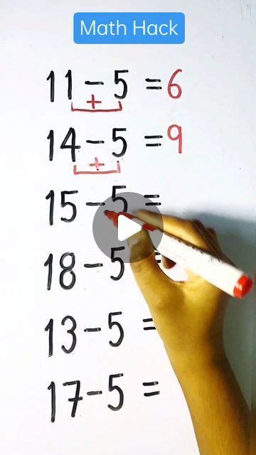 Learn With Ankita Bhatia On Instagram Maths Hack📚 Quick Substraction Trick 🔥👍 Mathhack