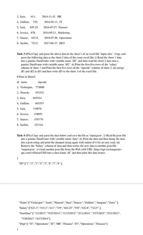 Solved Lab 4 Instructions 6 Pandas Data Loading