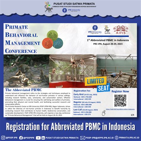 Registration For Abbreviated Pbmc In Indonesia Pusat Studi Satwa Primata Registration For Abbreviated Pbmc In Indonesia Pusat Studi Satwa Primata