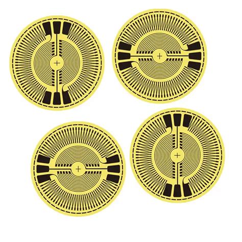 Ka Round Circular Diaphragm Pattern Strain Gauge Gage Axial For Load Cell Transducer