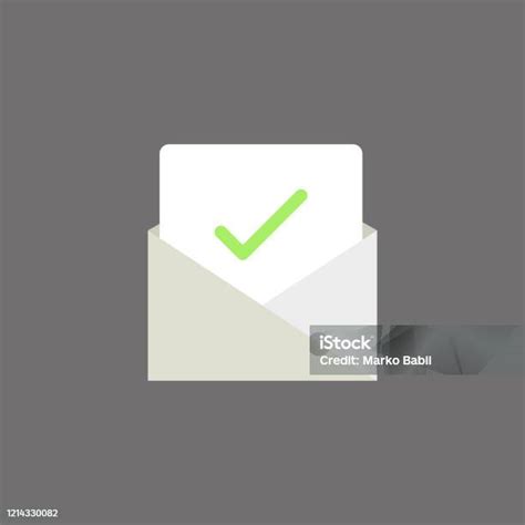메일 승인 아이콘입니다 플랫 디자인의 벡터 일러스트레이션 열기에 대한 스톡 벡터 아트 및 기타 이미지 열기 대문자 알파벳 Istock