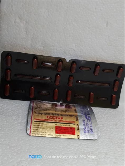 Doxyt Doxycycline Hyclate Tablets Usp Strength 100mg At ₹ 100 Box In Nagpur