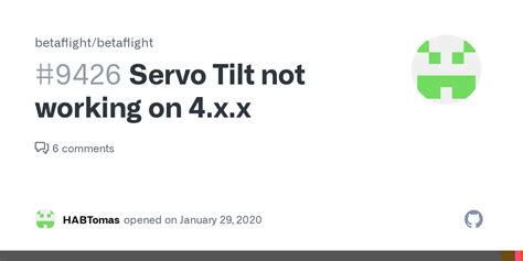 Servo Tilt Not Working On 4xx · Issue 9426 · Betaflightbetaflight