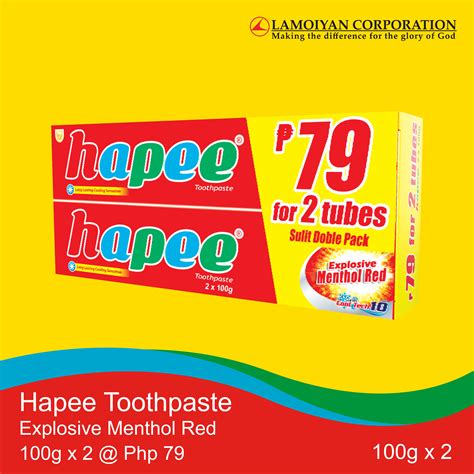 Hapee Toothpaste Description At Jose Huggins Blog