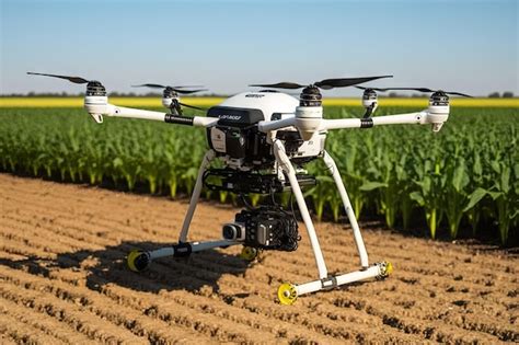 Premium Ai Image Agronomist Drone Enters Specified Area And Makes Crop Landings