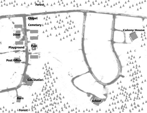 Grayscale And Drawn Map From Satellite Image Rfromseries