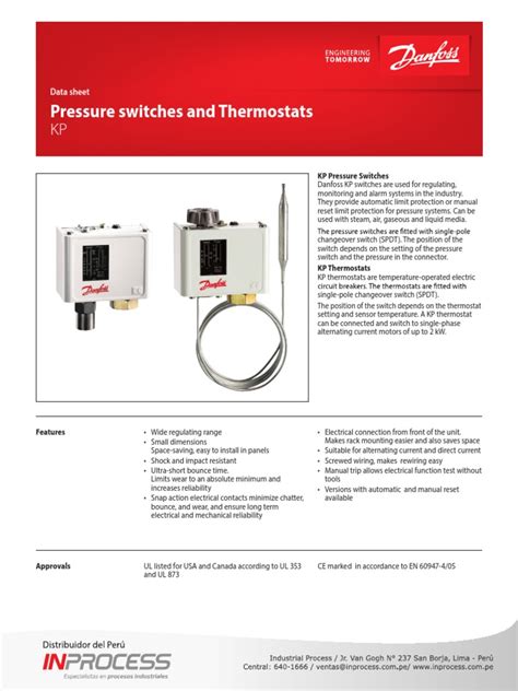 Danfoss Kp Pdf Switch Electrical Connector Danfoss Kp Pdf Switch Electrical Connector
