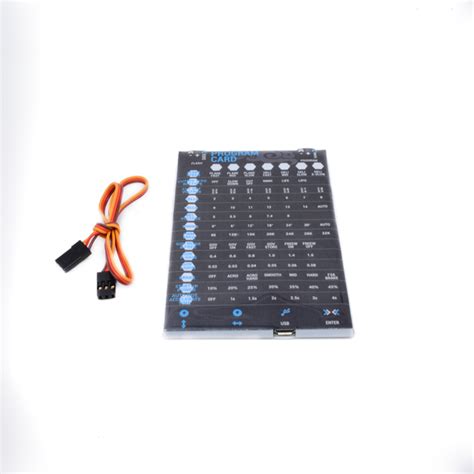 Powerup Hobby 32bit Aero Esc Programming Cardpowerup Hobby